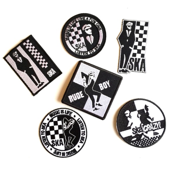 Accessories | Ska Patch Iron On Rude Boy Applique Badge Diy | Poshmark